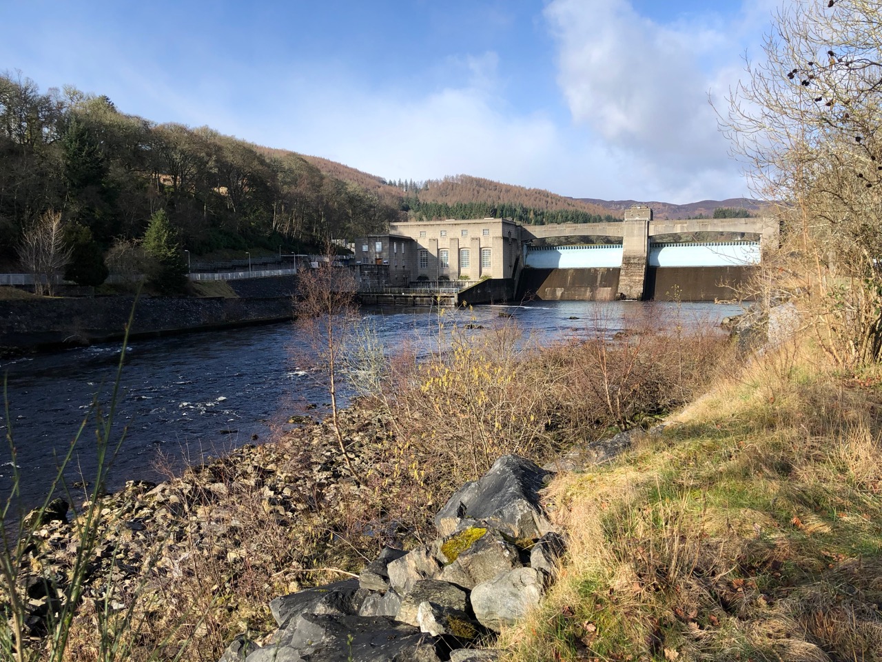 Pitlochry Loch Faskally Dam – The Rambling Scot