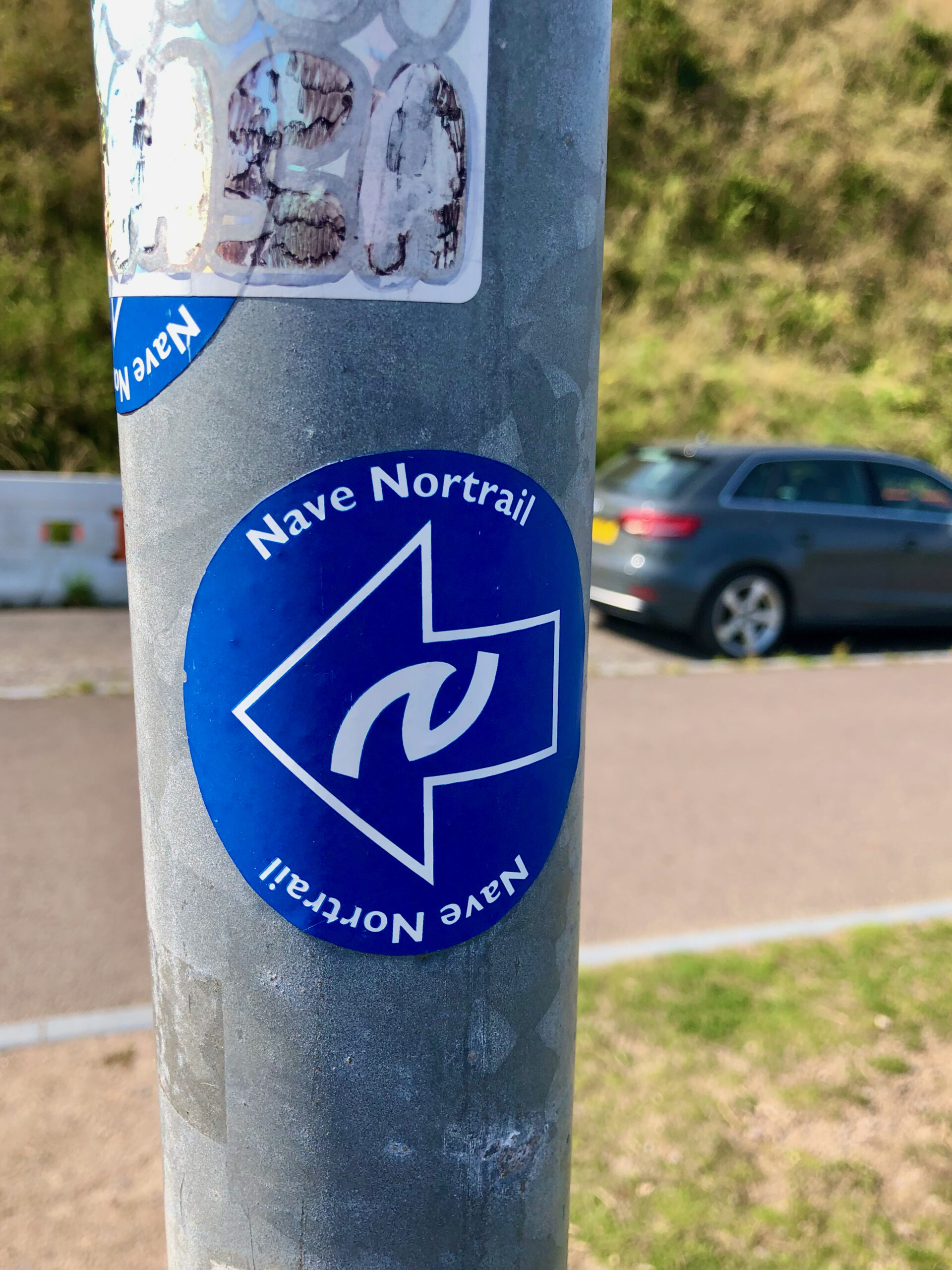 North Sea Trail sign – The Rambling Scot